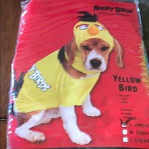 angry birds | Other | Yellow Bird Dog Halloween Costume Small | Poshmark